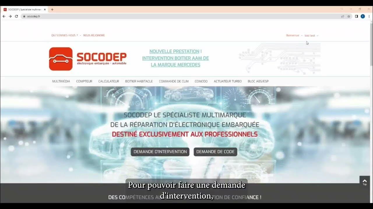 SOCODEP : Comment faire une demande d'intervention ? - YouTube