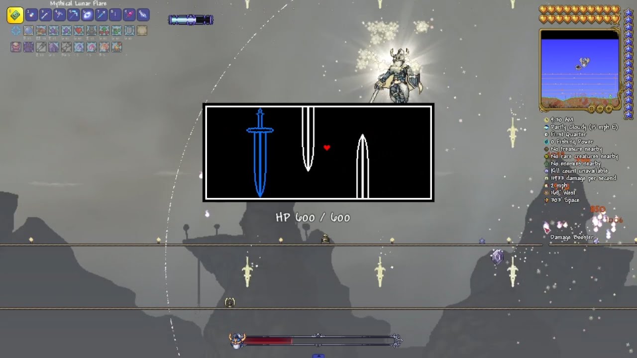 Warrior Of Light Fight. Terraria The Stars Above Mod. - YouTube