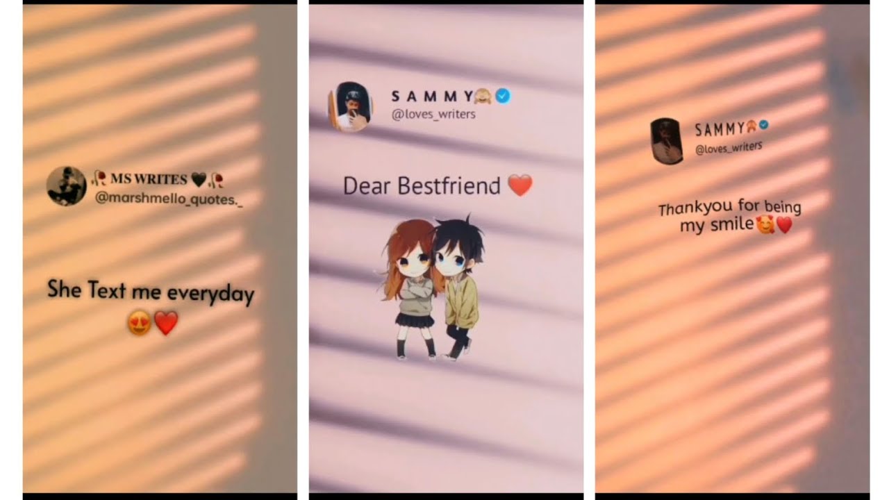 Best friend 💞||special status||whatsapp status|| love you friends ️# ...
