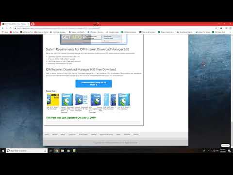 7:44  INTERNET DOWNLOAD MANAGER (IDM) FULLVersion Lifetime 2019  (CRACK) --- 2019