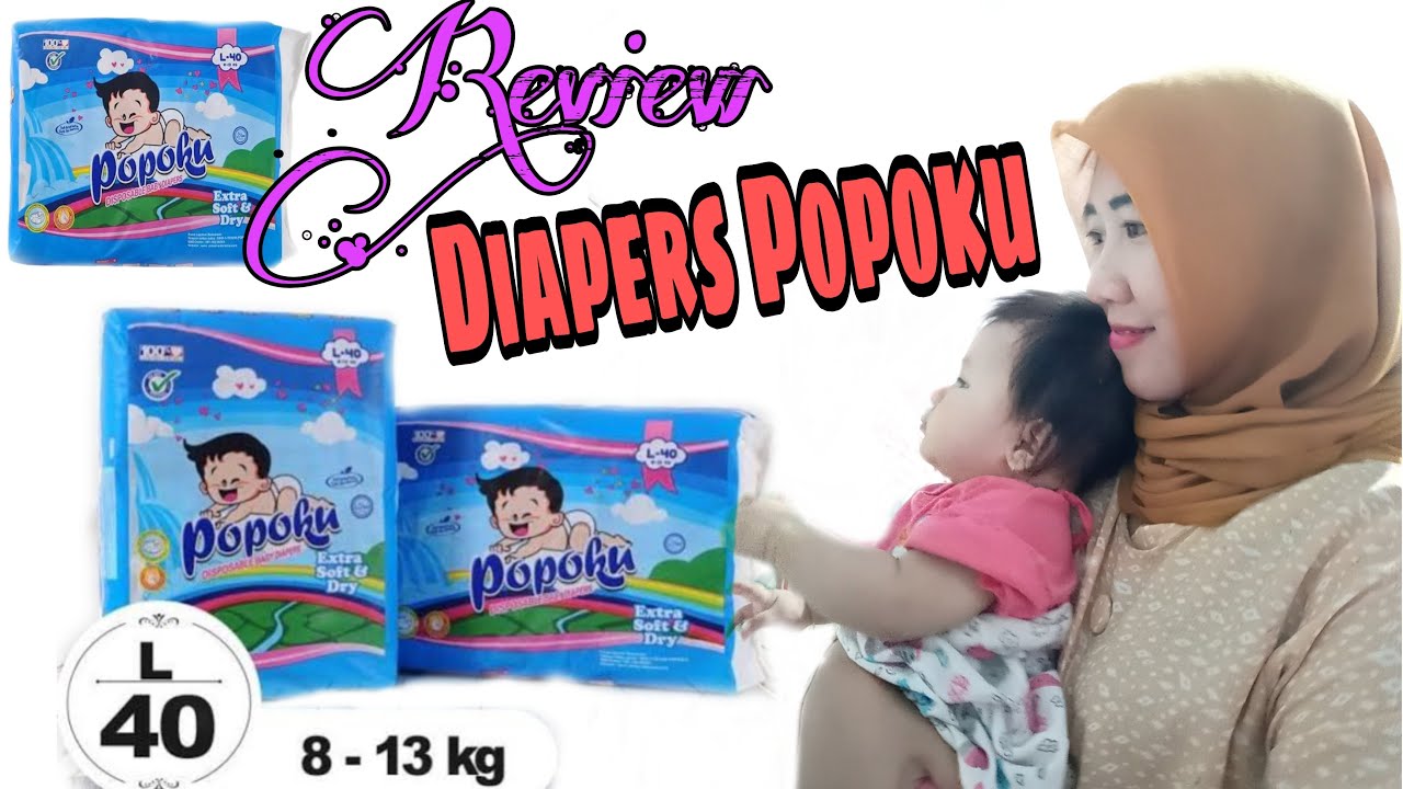 Review Diapers Popoku Tape / popok kesayangan naila - YouTube