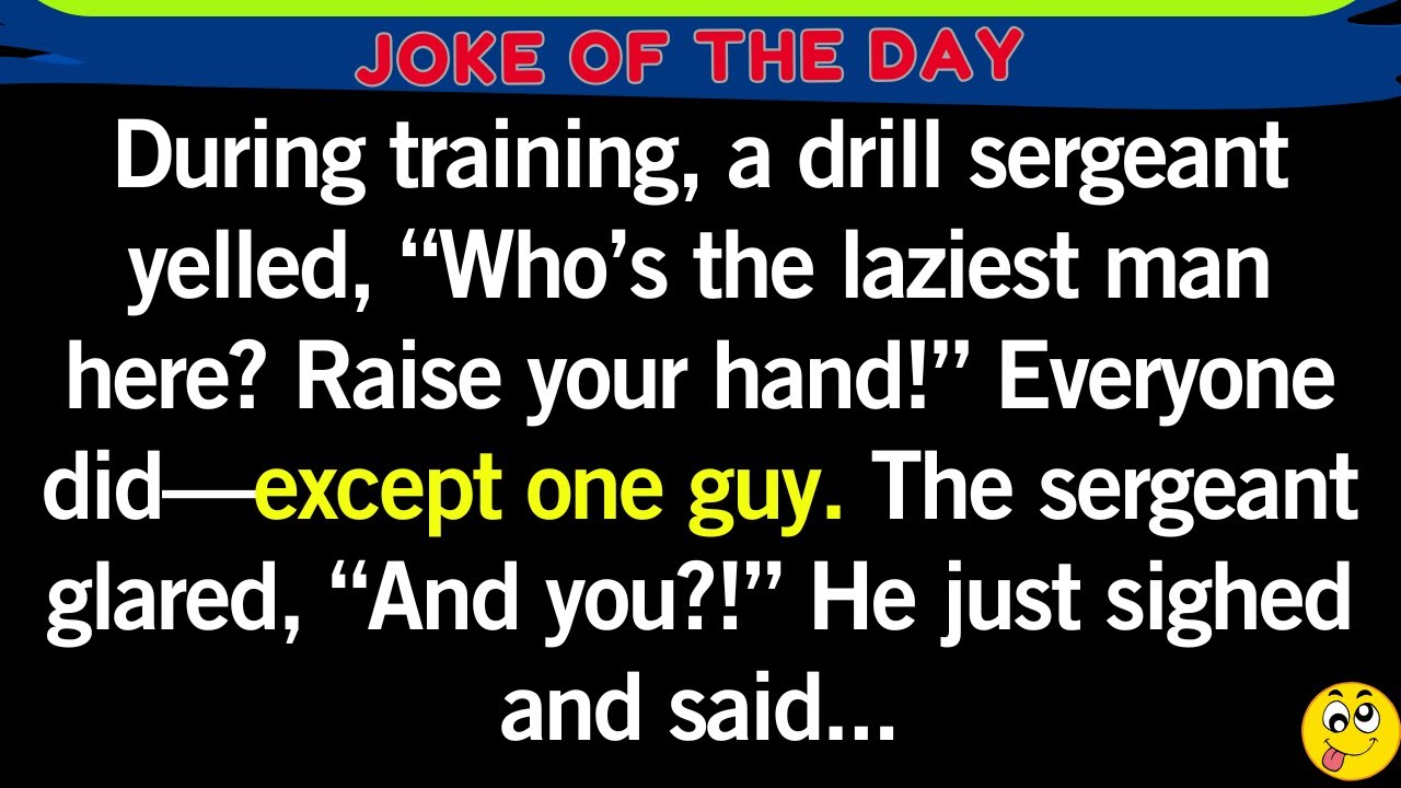😂 The Smartest Lazy Soldier | Funny Army Joke | Daily Jokes - YouTube