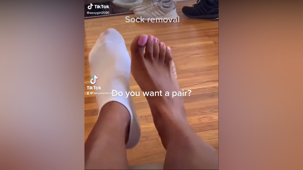 🦶sock removal🦶 - YouTube