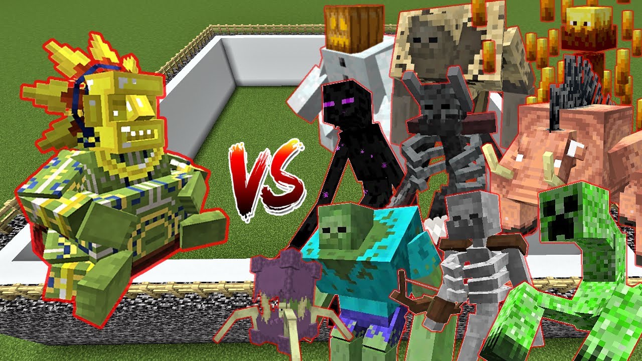 Barako The Sun Chief vs All Mutant Mob [Minecraft Mob Battle] - YouTube