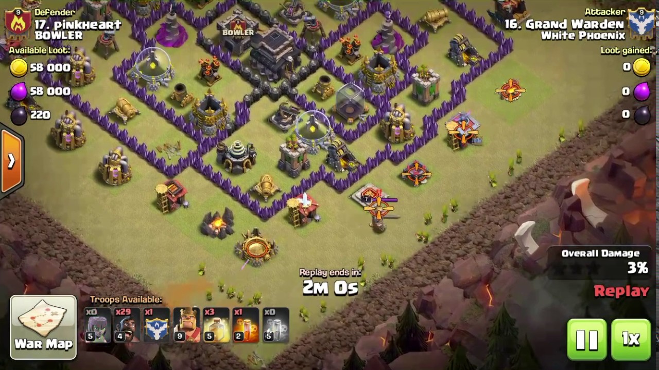 Clash of Clans: Archer Queen outside her range radius - YouTube