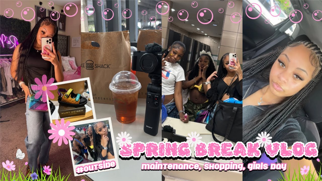 SPRING GLOW UP MAINTENANCE VLOG I hair, girl’s date, party, shopping ...