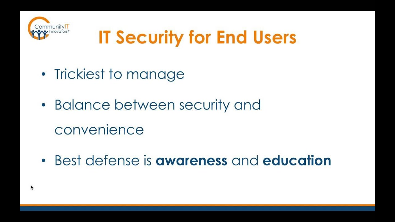 Training Staff in Basic End User IT Security - YouTube