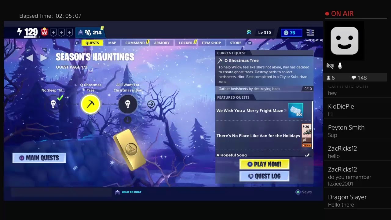 Fortnite stw giveaway 130 gold roll and modded weapons - YouTube