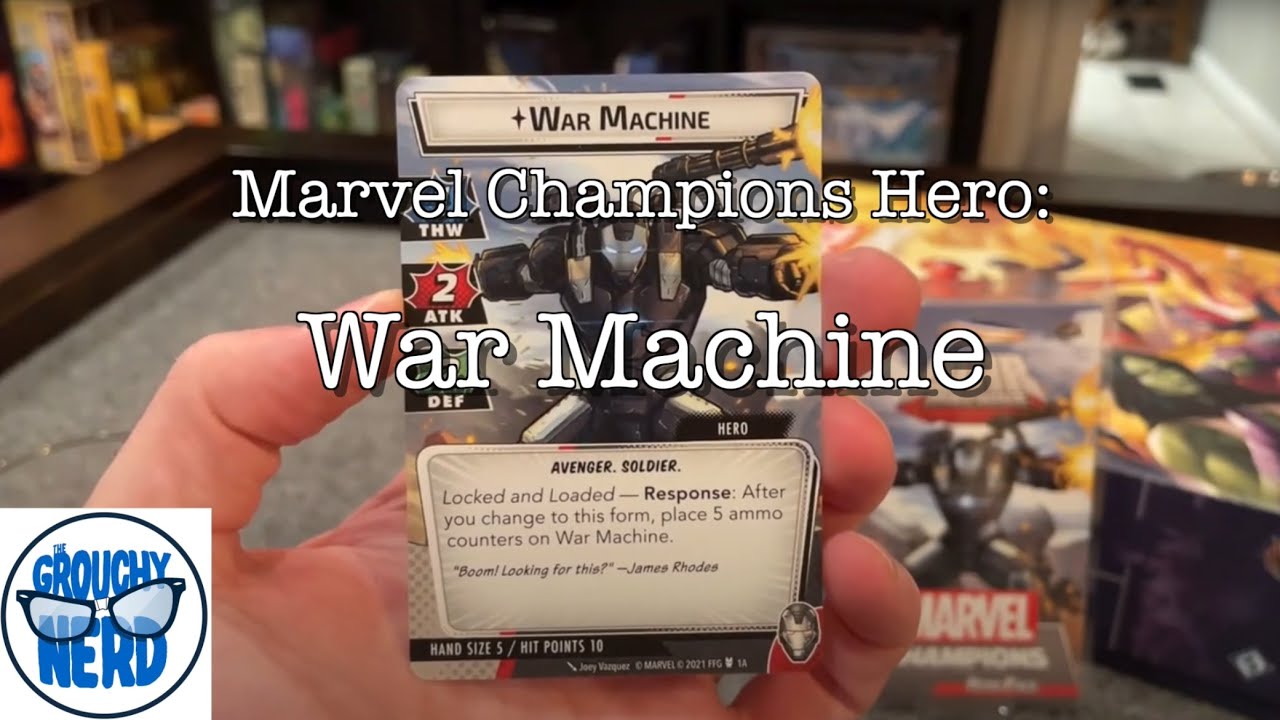 Marvel Champions: War Machine Hero Pack - YouTube