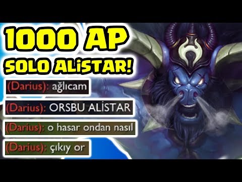 1000 AP SOLO ALISTAR!! SERİ BOYNUZ GETİR RITO!! DARIUS'UN BOĞAZI YANDI!!