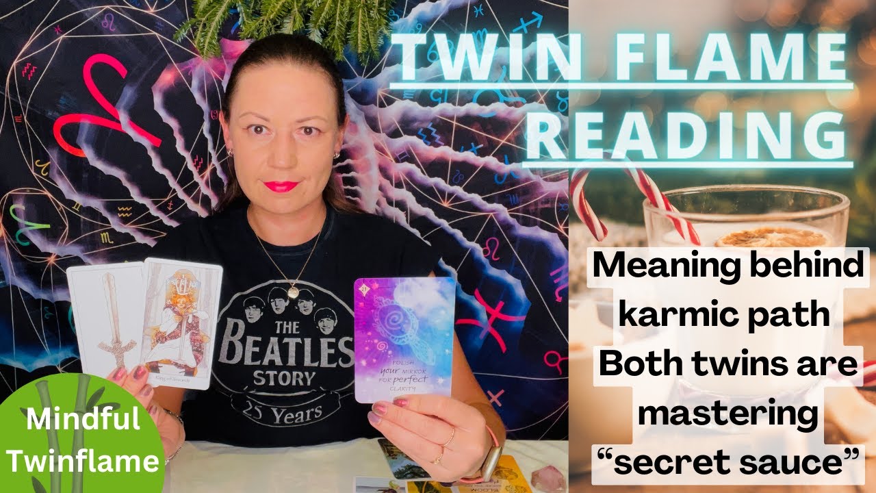 ☺️TWIN FLAME DM/DF Reading I Meaning behind karmic path, both twins ...