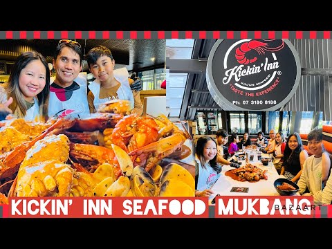 KICKIN' INN SEAFOOD MUKBANG🦀🍤🦐 | Foodtrip with friends #seafood # ...