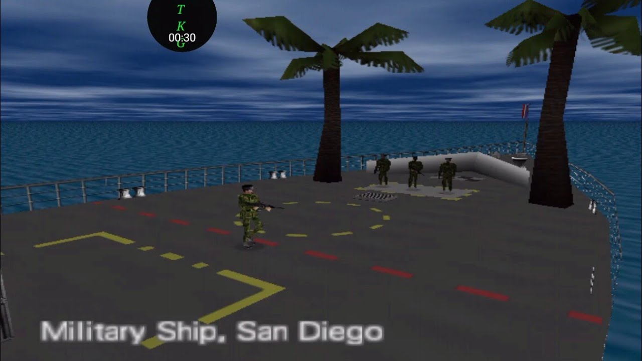 GoldenEye 007 N64 Military Ship (Custom Level) 00 Agent - YouTube