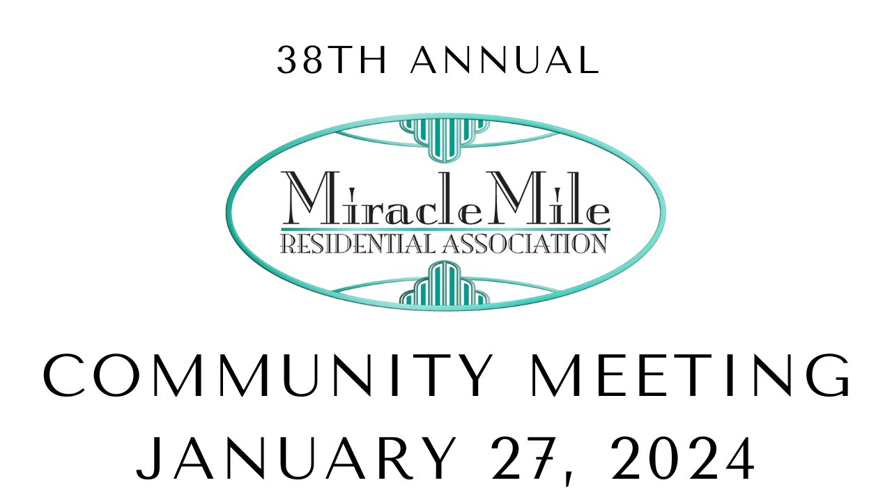 MMRA ANNUAL COMMUNITY MEETING 2024 - YouTube