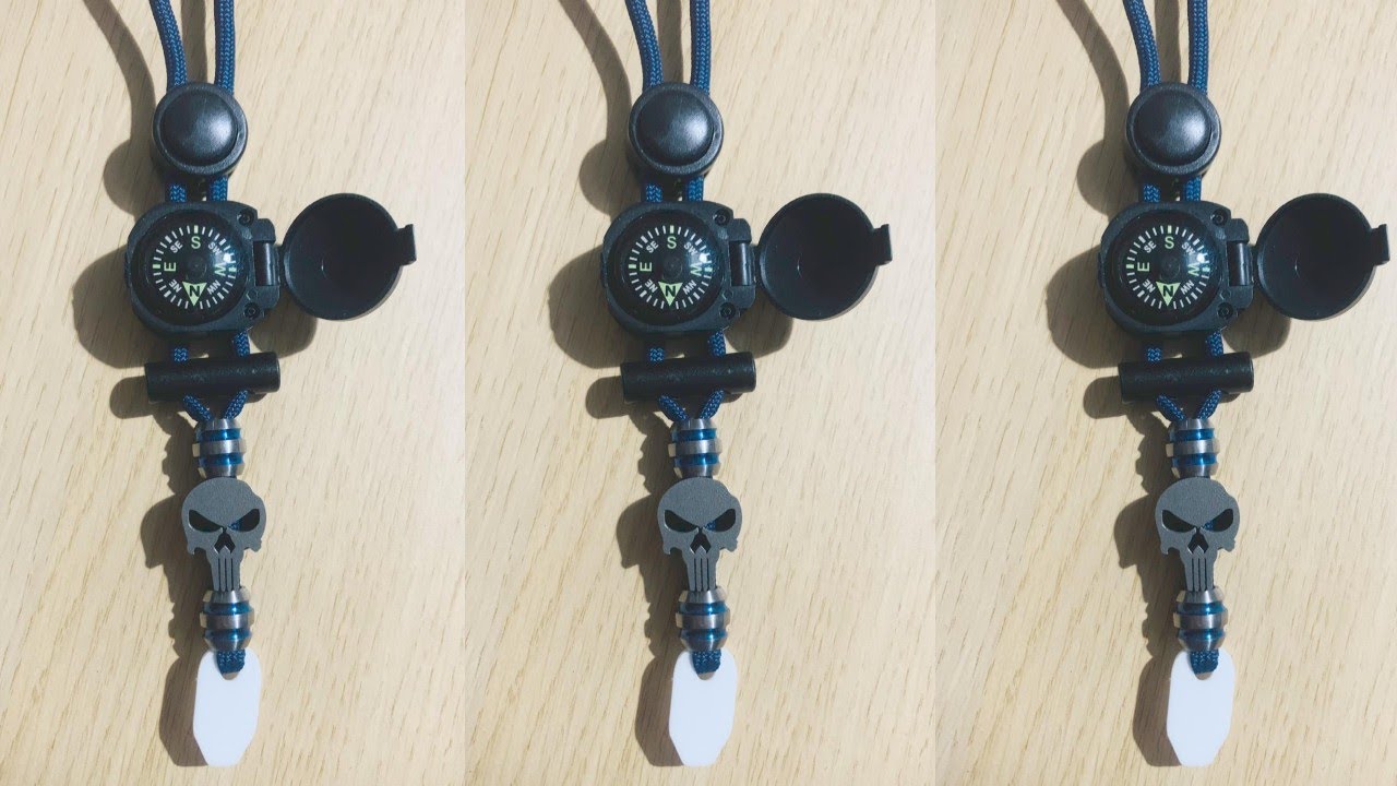 DIY Bushcraft Necklace | Fire Starter And Compass - YouTube