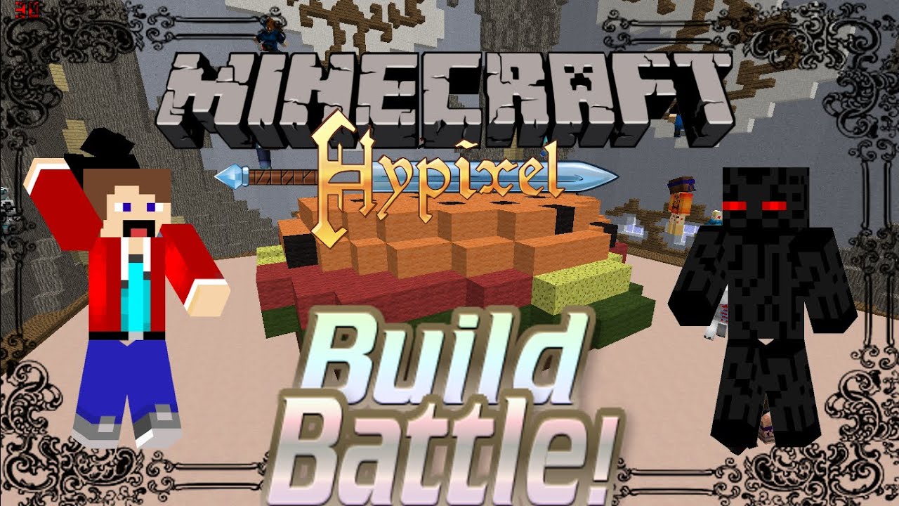 Minecraft: Build Battle Co-op /w ScortchGaming! "COOKIE BURGER?!" - YouTube
