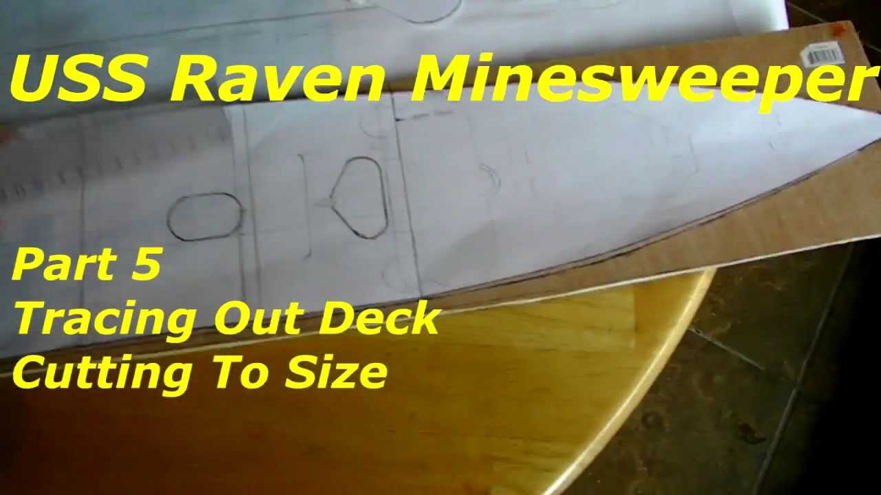 USS Raven Minesweeper RC Ship Build,Part 5 - YouTube