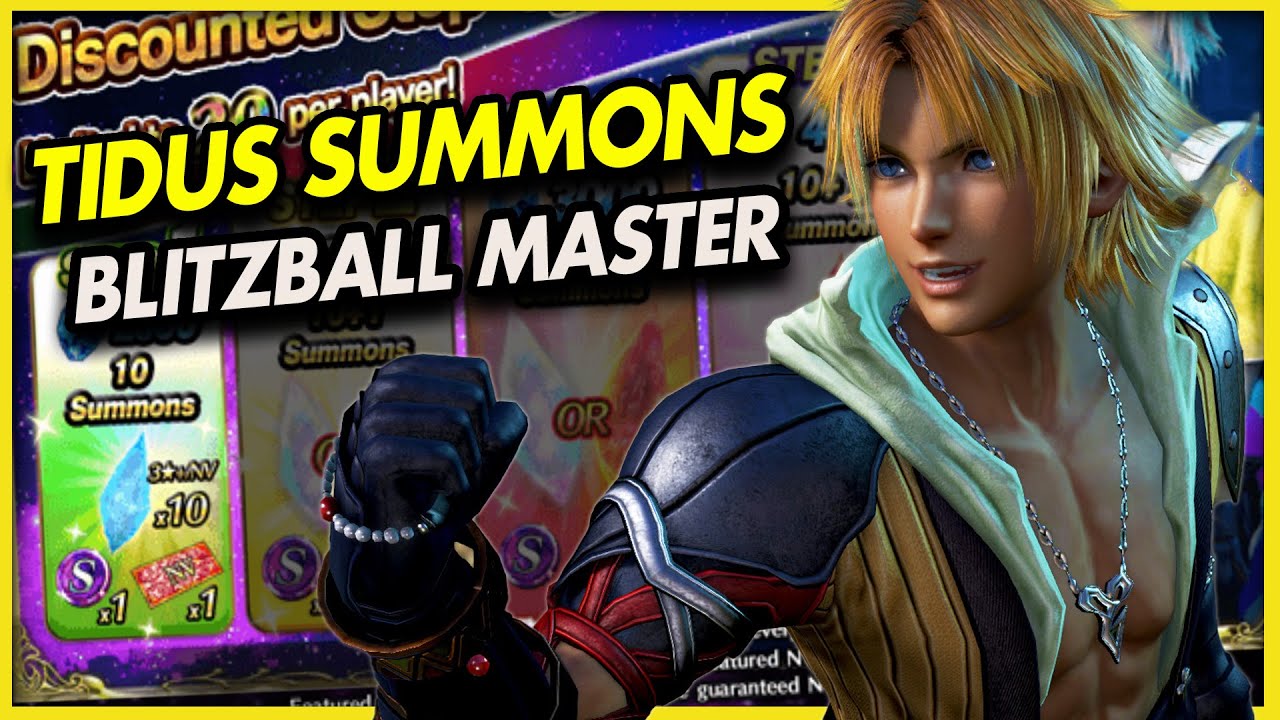 The Luck has CHANGED! NV Tidus SUMMONS! - [FFBE] Final Fantasy Brave ...