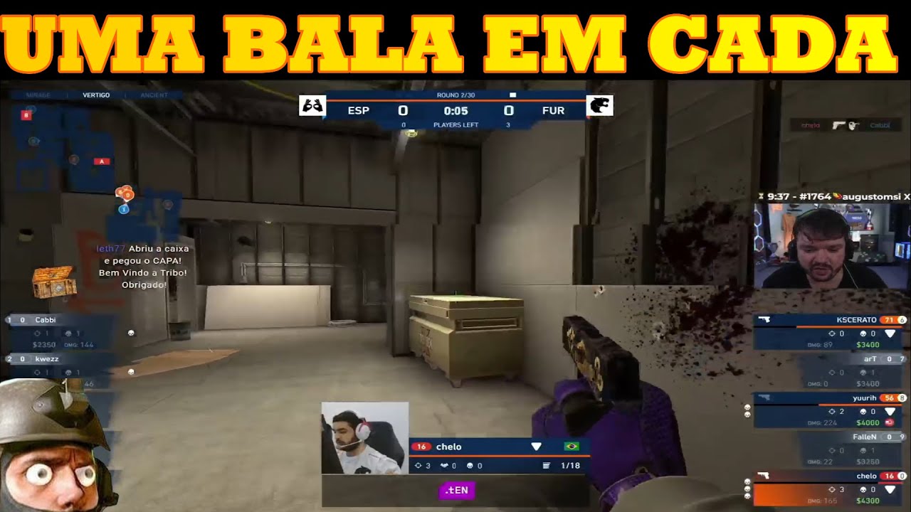 QUE ROUND PISTOL "LINDO" DA FURIA ... UMA BALA EM CADA RSRS - YouTube