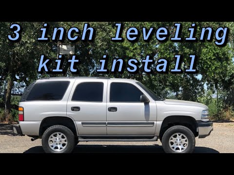 2004 chevy tahoe 3 inch leveling kit + 3 inch lift spindles install ...