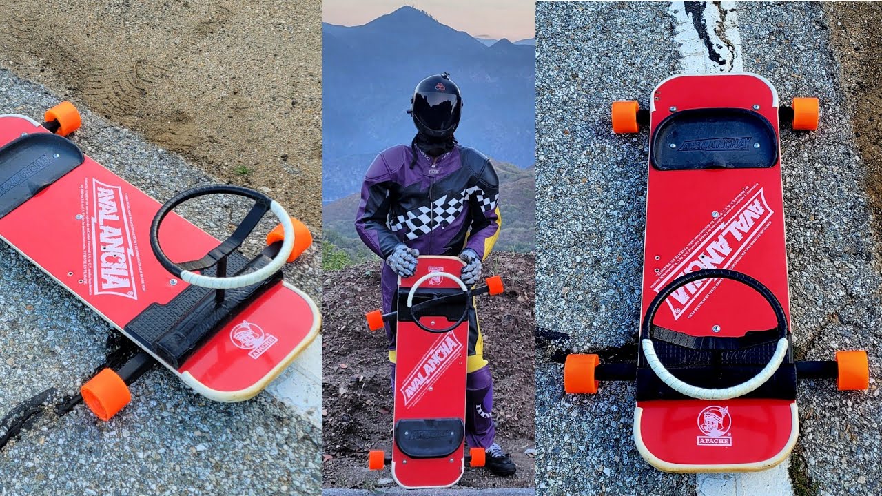Avalancha Apache Downhill Mountain Road. - YouTube
