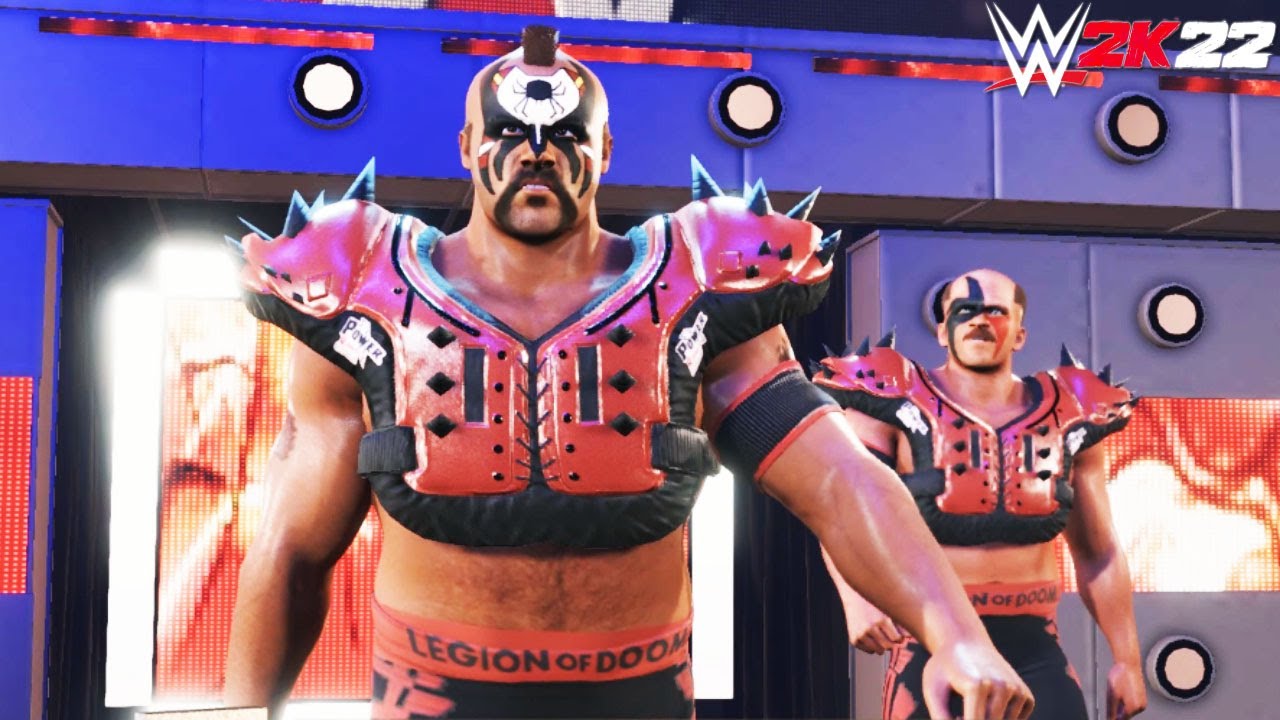 WWE 2K22 The Road Warriors(Animal & Hawk) Tag Entrance , Tag Moves, Tag ...
