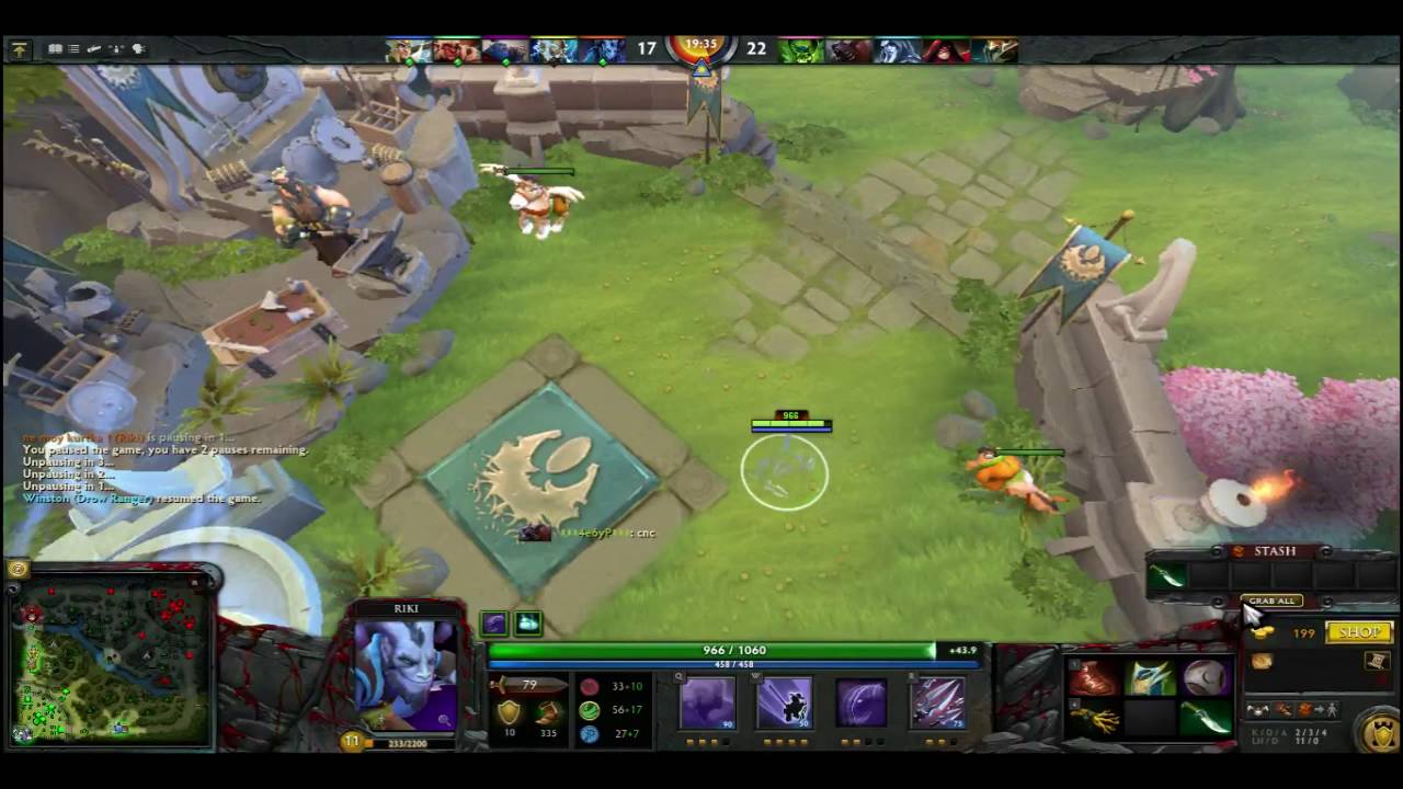 Dota 2 on base - YouTube