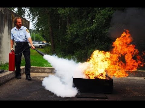 how to FIRE EXTINGUISHER demo - YouTube
