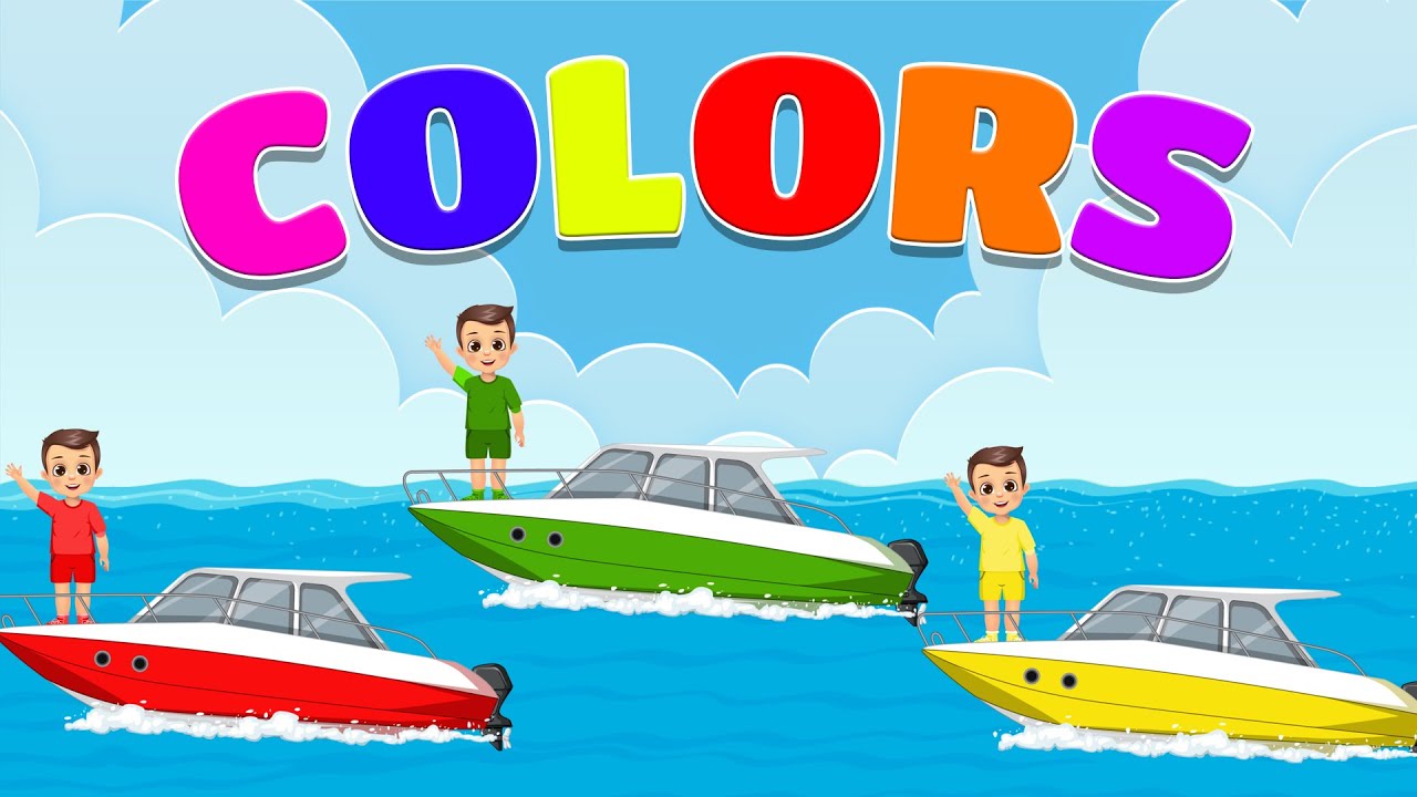 Color Songs with Characters | Learn Colors with Cute Characters and Fun ...