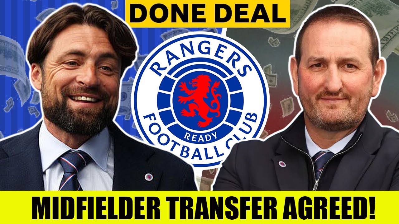 Rangers AGREE Huge Midfielder Transfer! - DONE DEAL! - YouTube