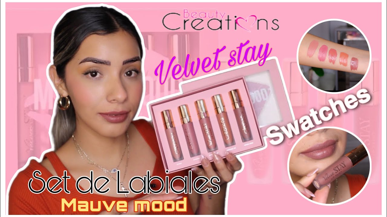 Labiales Beauty Creations Set Velvet Stay - YouTube