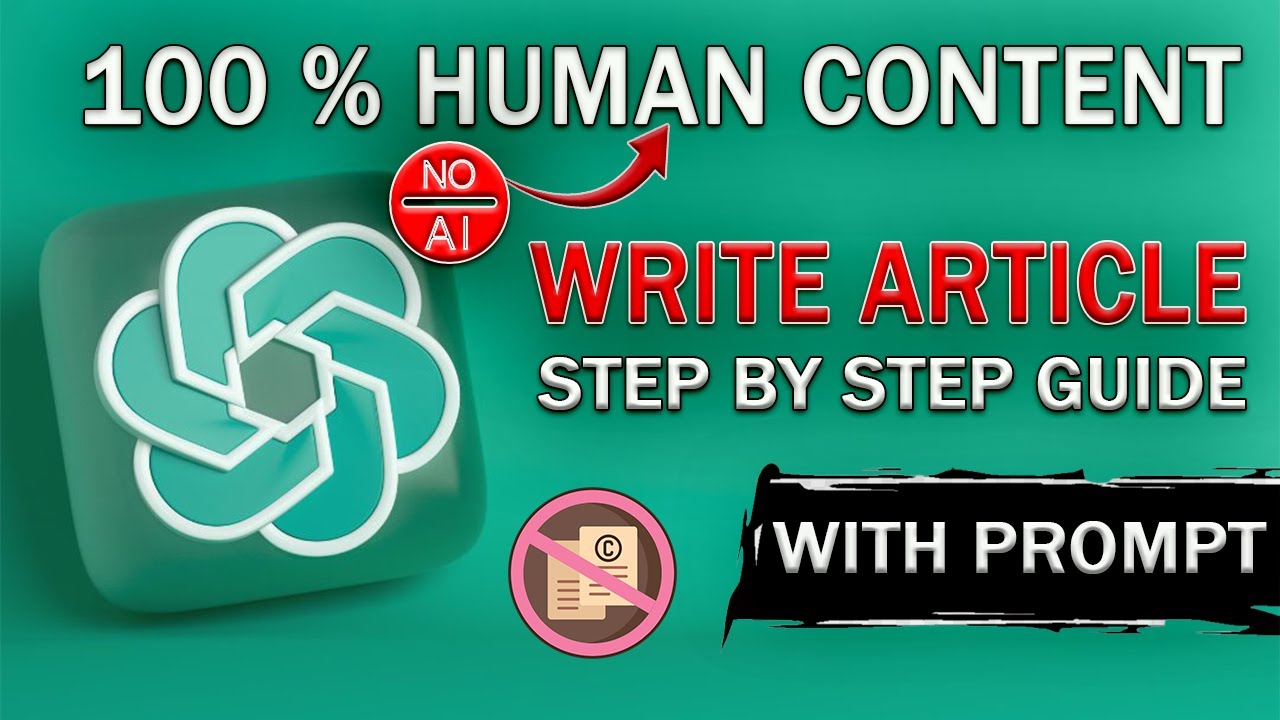 How to Use ChatGPT to Write Unique Article Using Professional Prompt ...
