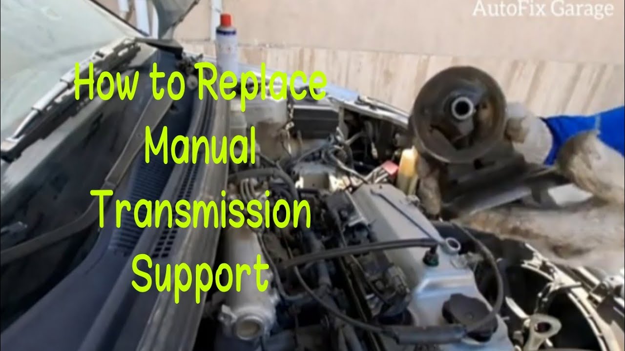 How to Replace Transmission Support - YouTube