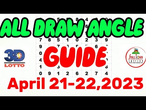 3d national all draw angle guide for april 21-22,2023 /swertres angle ...