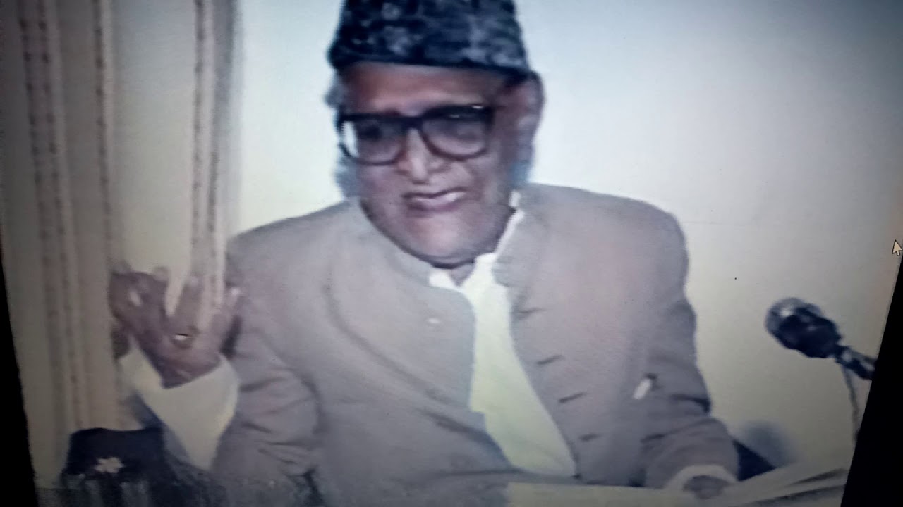 Sibte Hasan Anjum Sahib reciting Marsiya Tehtul lafz written by Janab ...