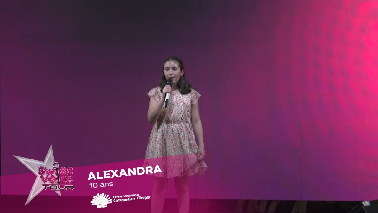 Alexandra 10 ans - Swiss Voice Tour 2023, Charpentiers Morges - YouTube