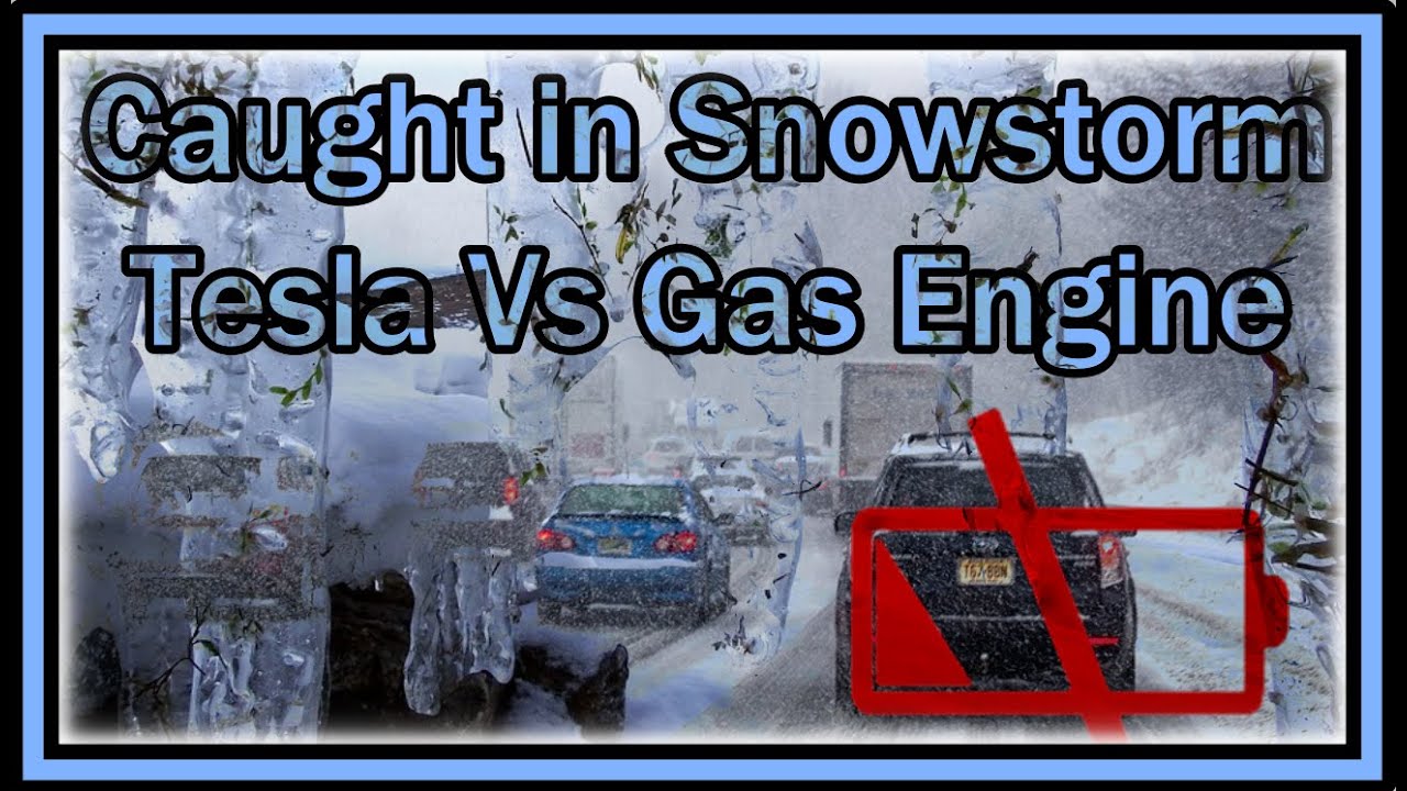 Stuck With A TESLA or Other EV In A Snow Storm - How Will The Heating ...