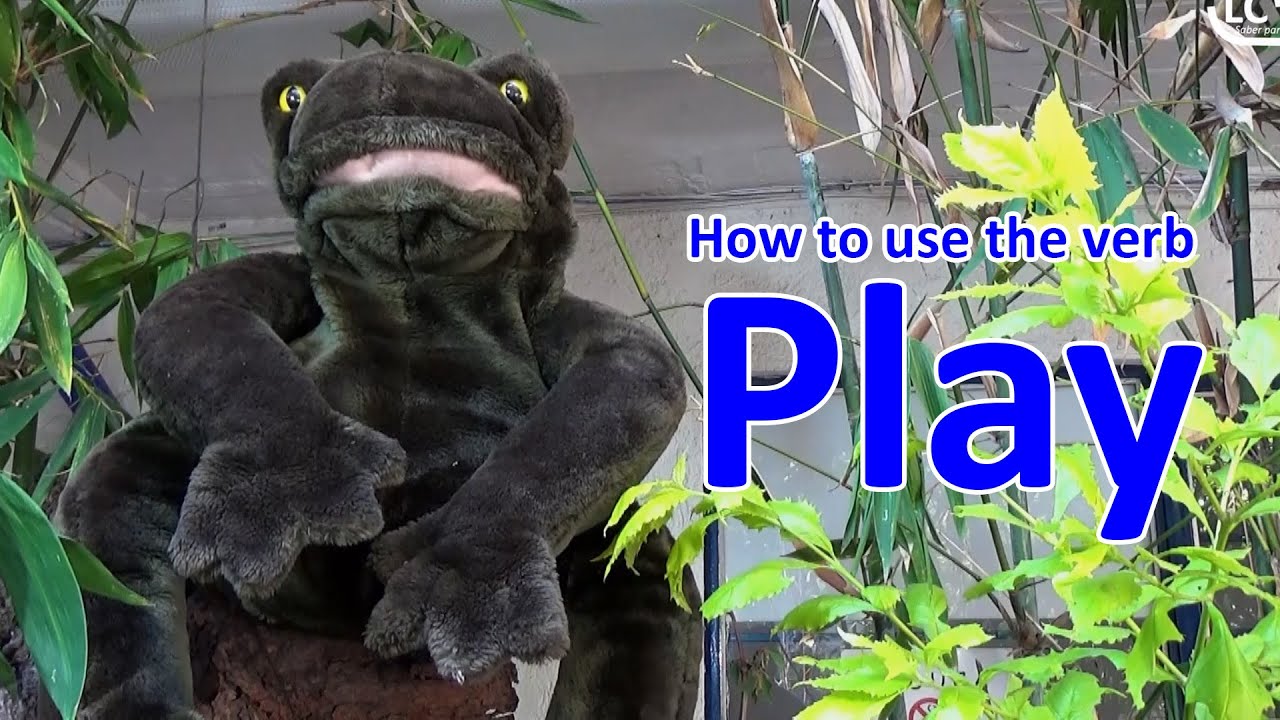 How to use the verb play. Let's play - YouTube
