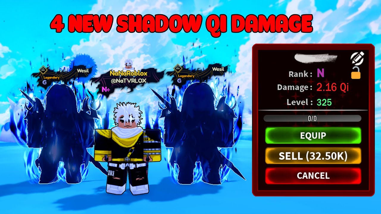(Roblox) NEW CODE Và "4 New Shadow Qi Damage" Siêu Bá Trong Arise ...