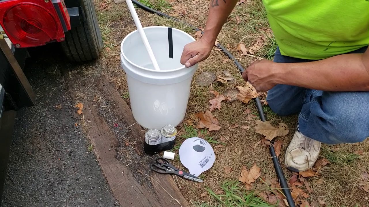 Plastic mesh for dropstick or 12v pump - YouTube