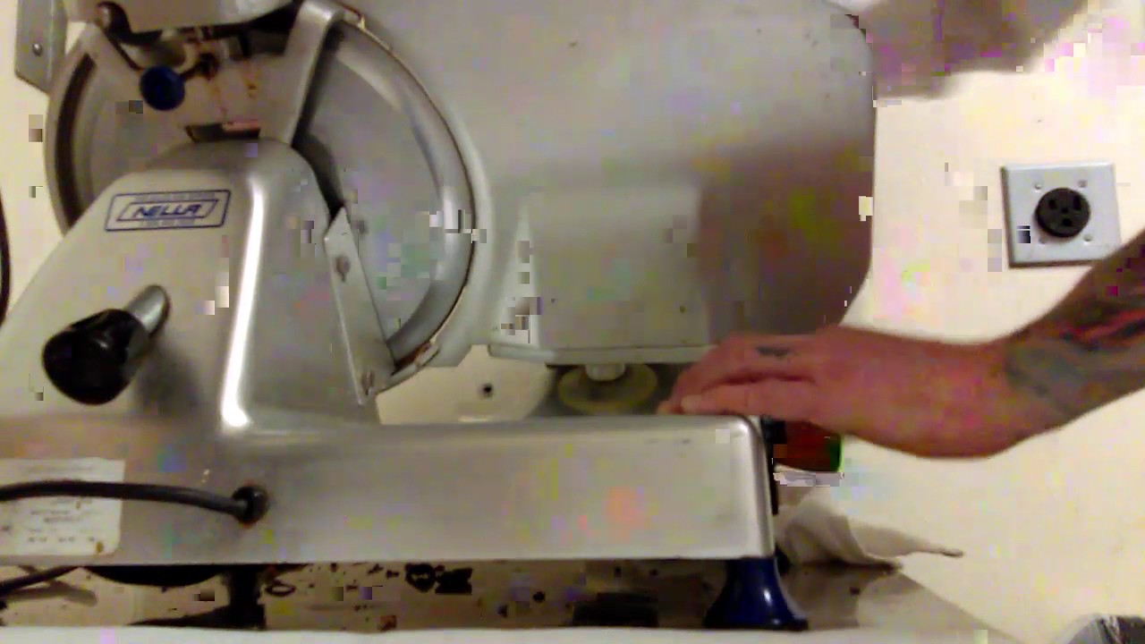 Chef Jon Maley slices lamb bacon. - YouTube