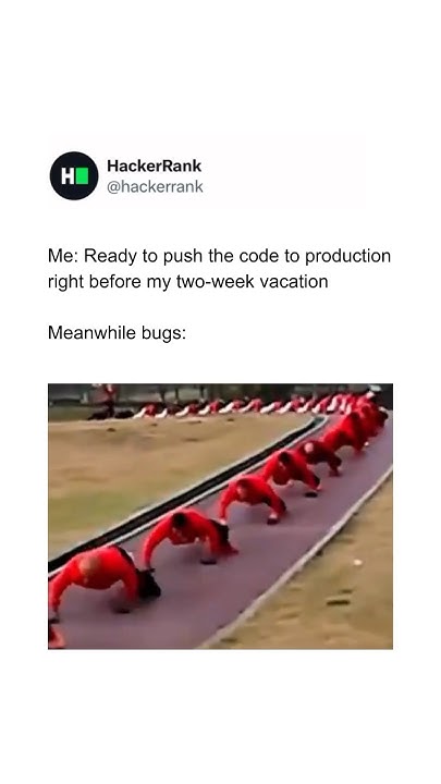 Push To Prod Push My Vacation Programming Developer Codinglife Devlife Codingmemes Youtube