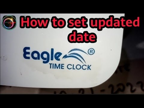 EAGLE BUNDY CLOCK HOW TO SET DATE /BUNDY CLOCK /BASIC TUTORIAL @Lheoda ...