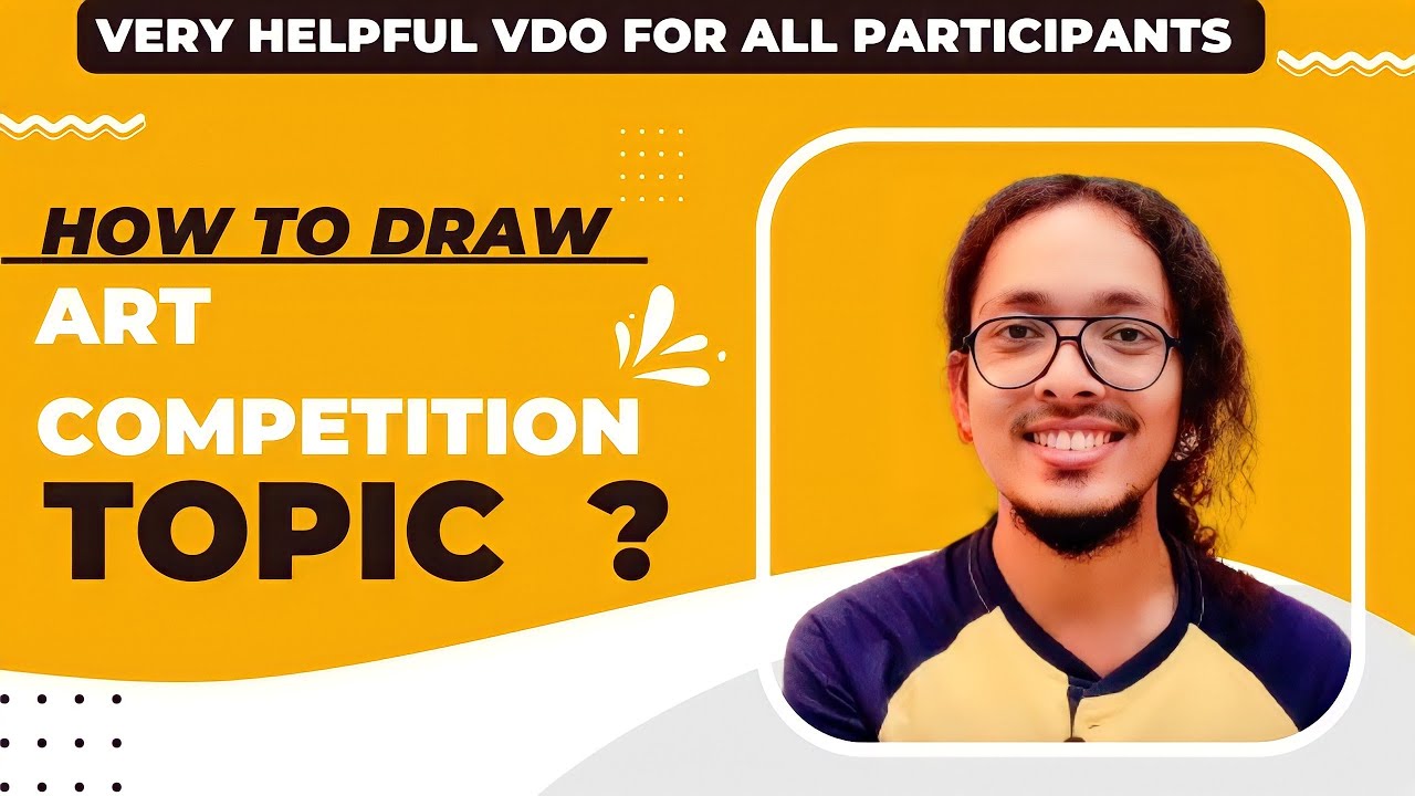 Art Competition Topic Drawing Tutorial || Guiding how to draw Sankar ...
