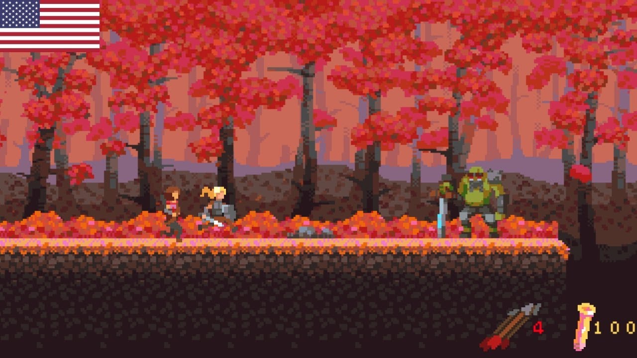 Hunter Girls | Gameplay | Steam | PC | English | Meridian4 | 2D Runner ...