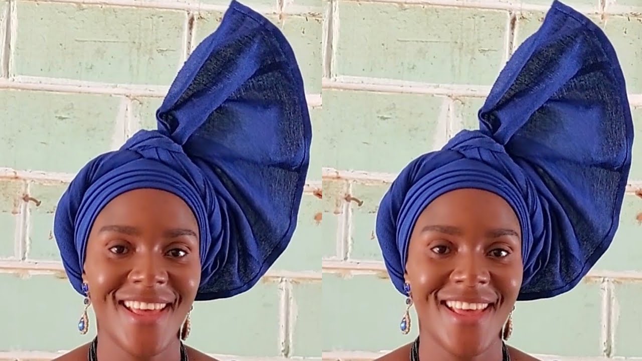 HOW I WRAPPED MY ADA-EZE GELE OR HEADWRAP BY MYRSELF AND FOR MYSELF ...
