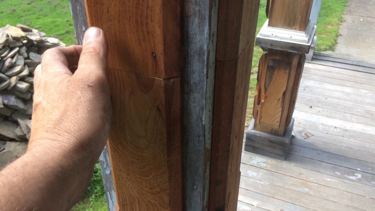 West Porch Post ... Moldings Update, Zehr Estate, Waverly NY - YouTube