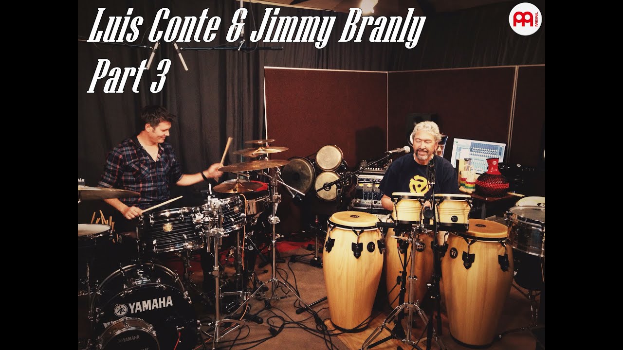 "Luis Conte" and "Jimmy Branly" Historic Session "MEINL" Percussion ...