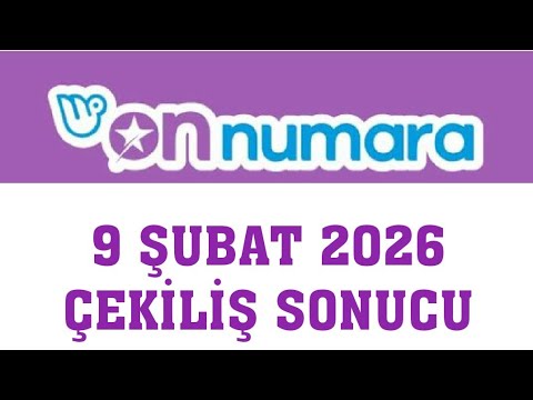 On Numara Çekiliş Sonuçları 9 Şubat 2026