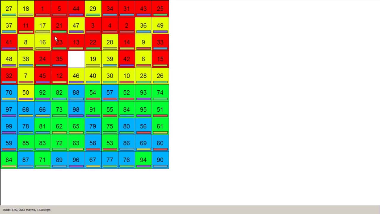 12x12 ~ 2x2 - Sliding Puzzle | El Friki de los Cubos - YouTube